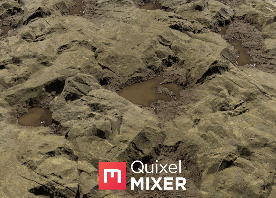 ArtStation - Quixel Mixer - Rock / Water