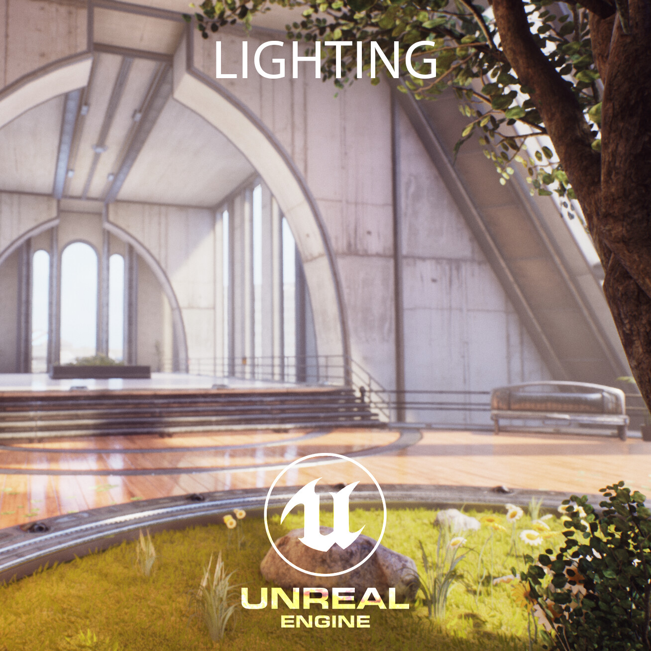 ArtStation - RE-LIGHTING UE4's Blueprints scene