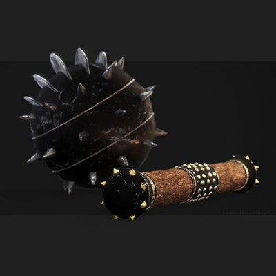 ArtStation - Mohawk Nail Mace