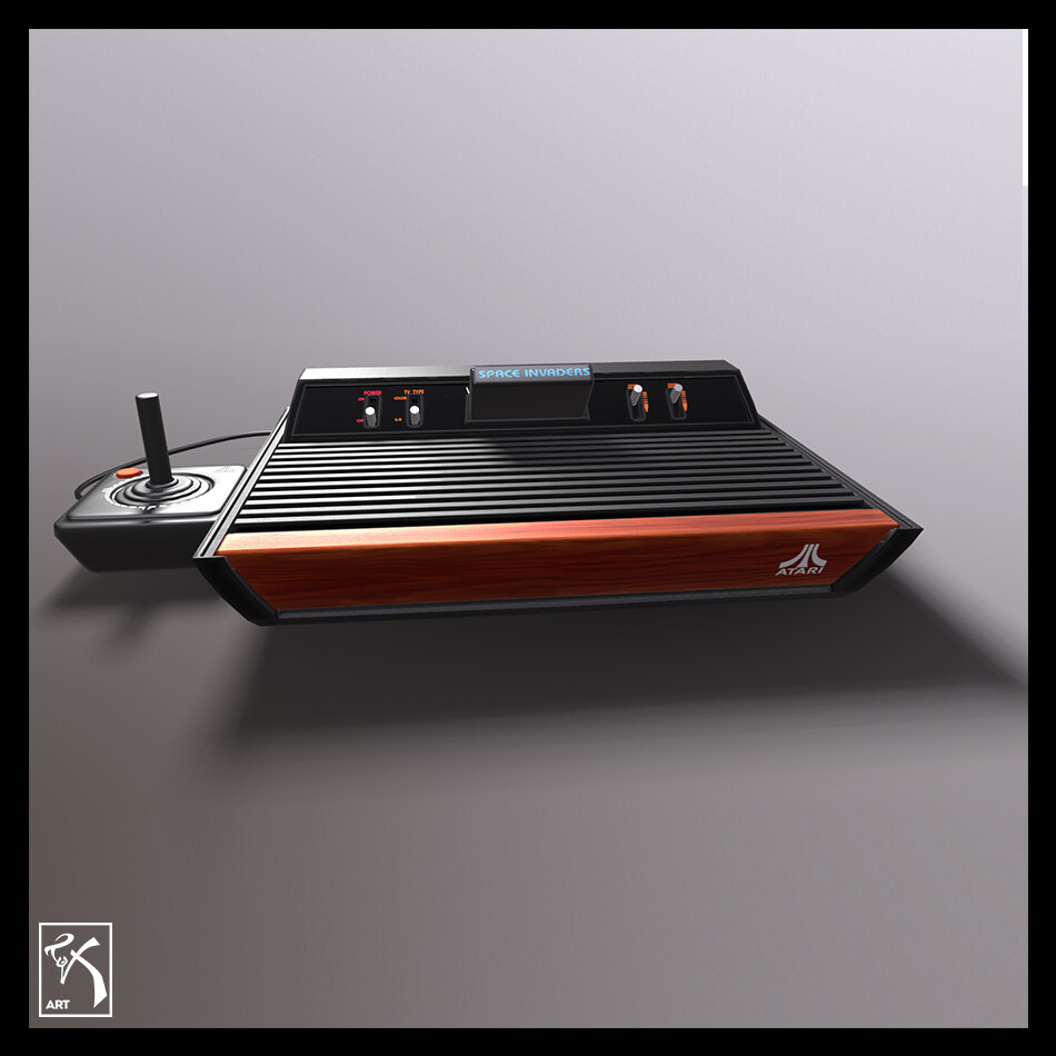 ArtStation - ATARI 2600 Videogame Computer System
