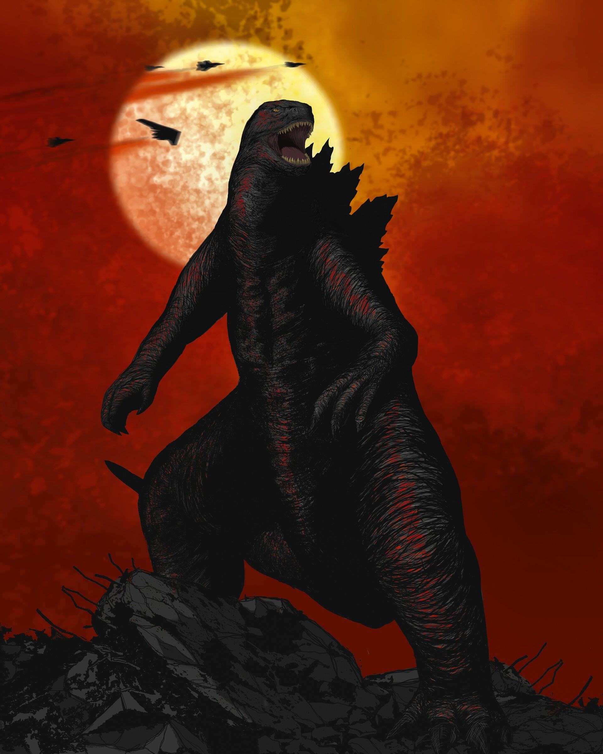 ArtStation - Godzilla