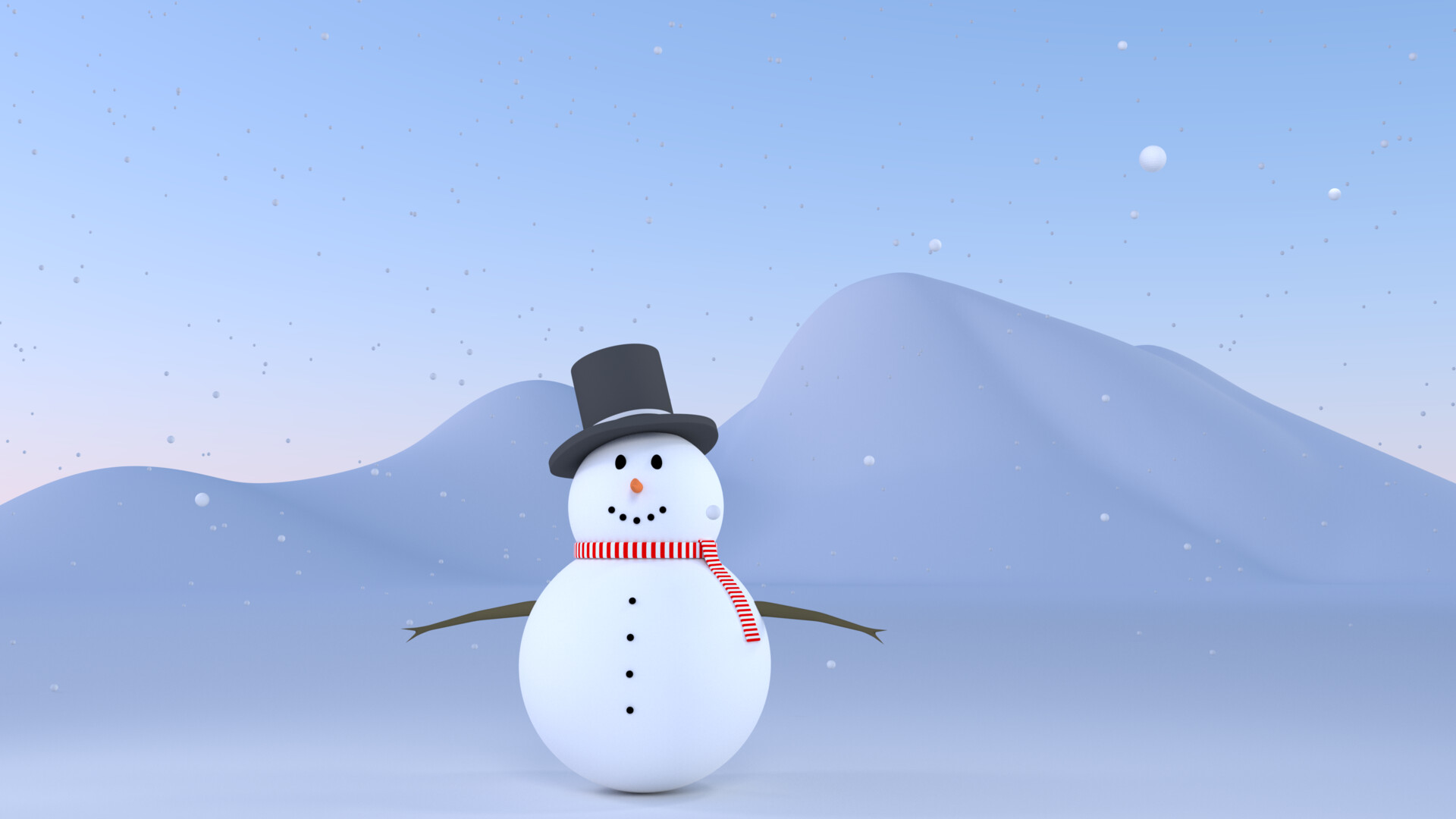 ArtStation - Snow man.