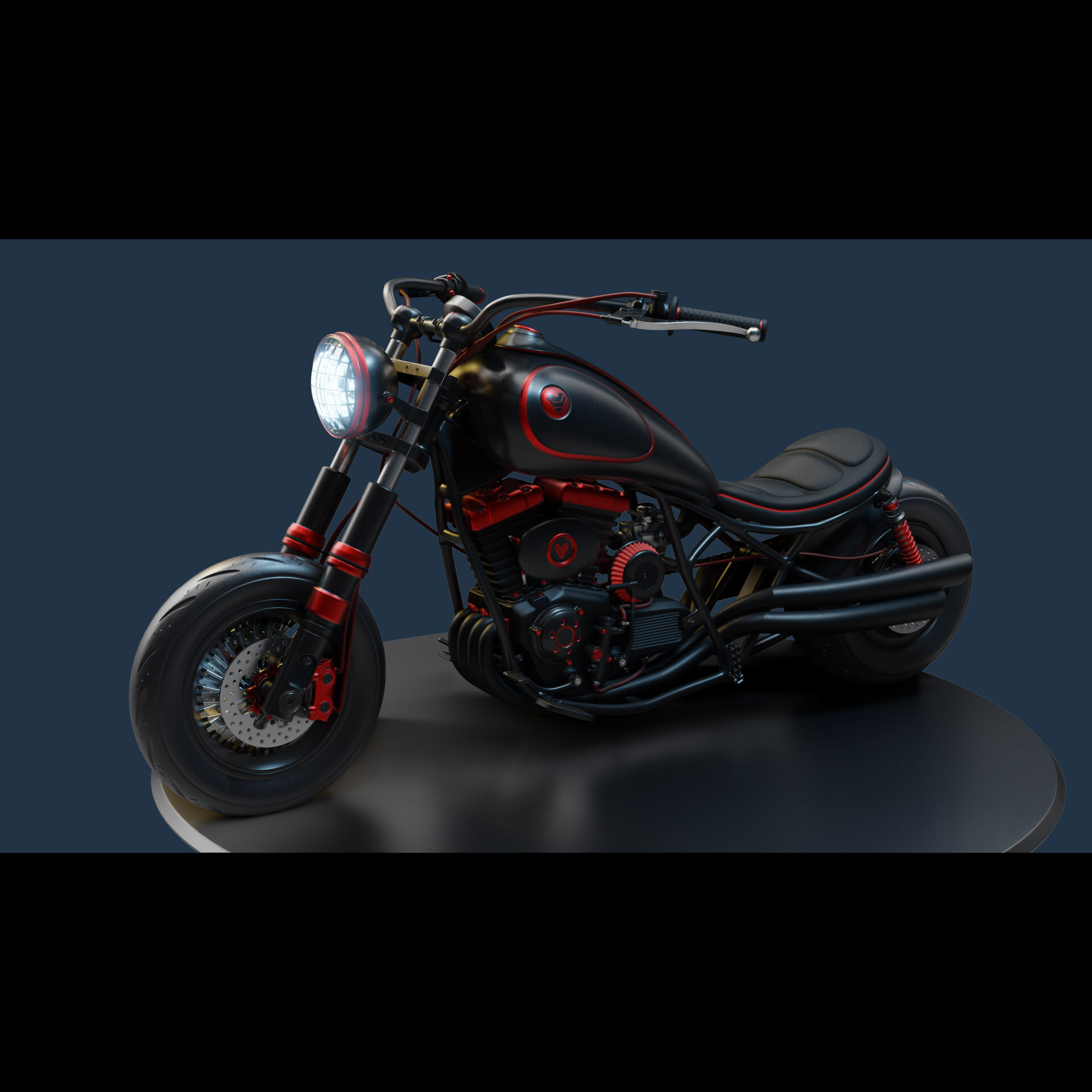 ArtStation - Custom Motorcycle