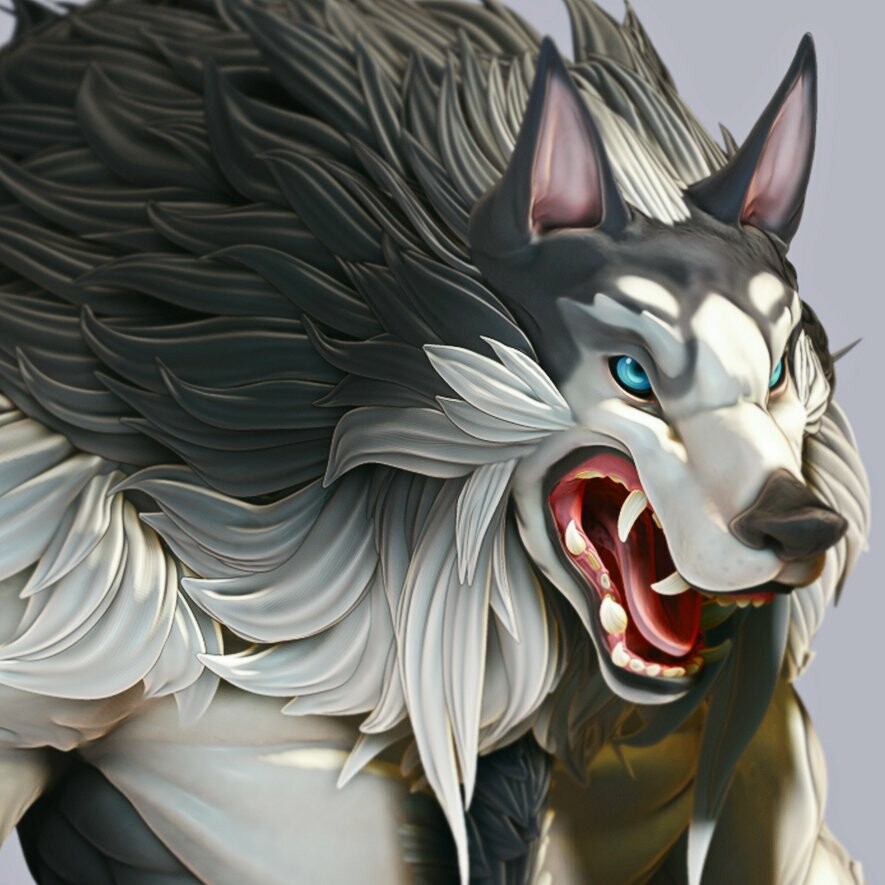 ArtStation - Stylized Werewolf