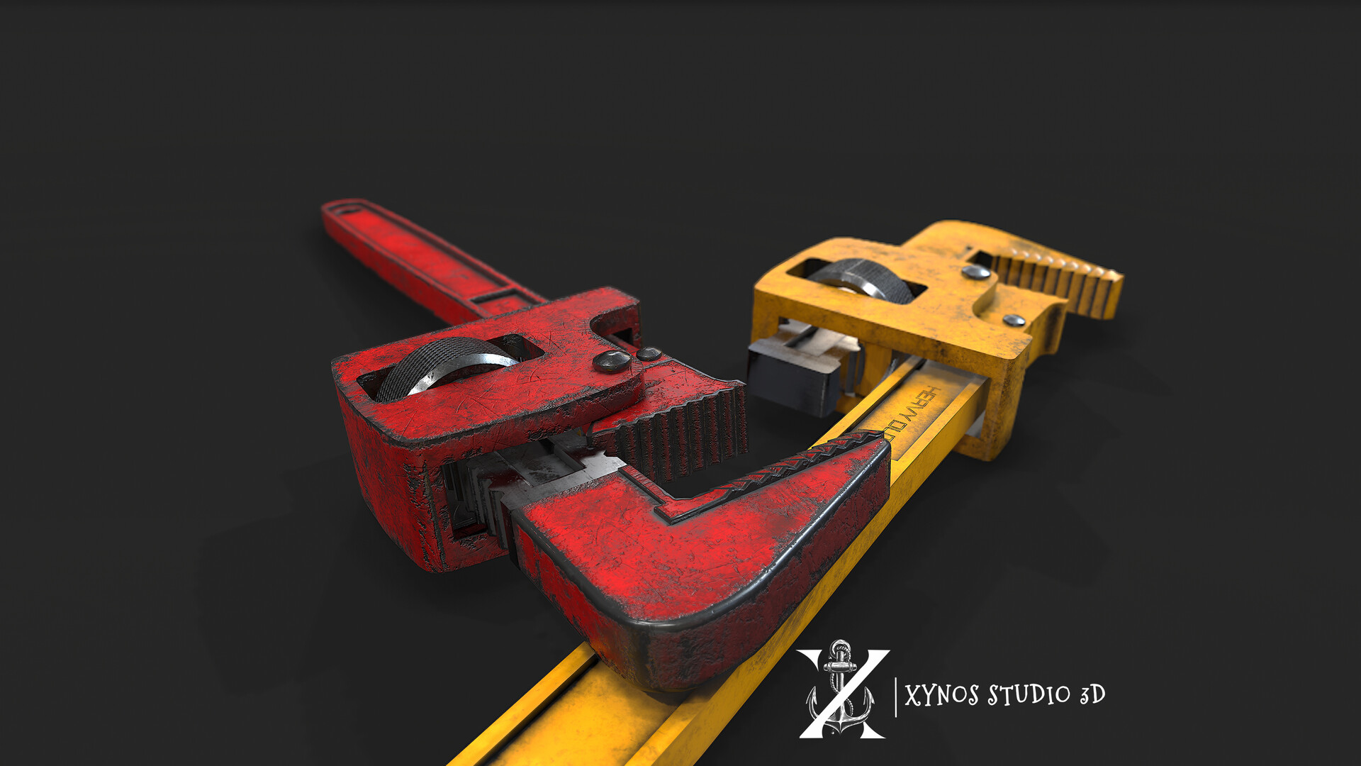 ArtStation - Pipe Wrench
