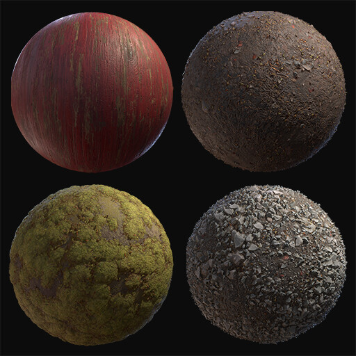 ArtStation - Shrine materials