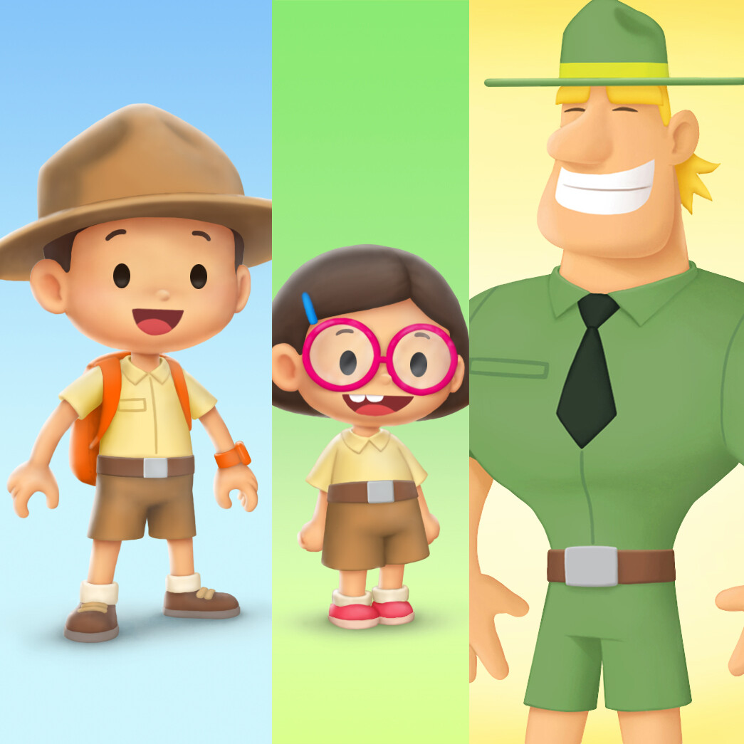 ArtStation - Leo the Wildlife Ranger Character Designs