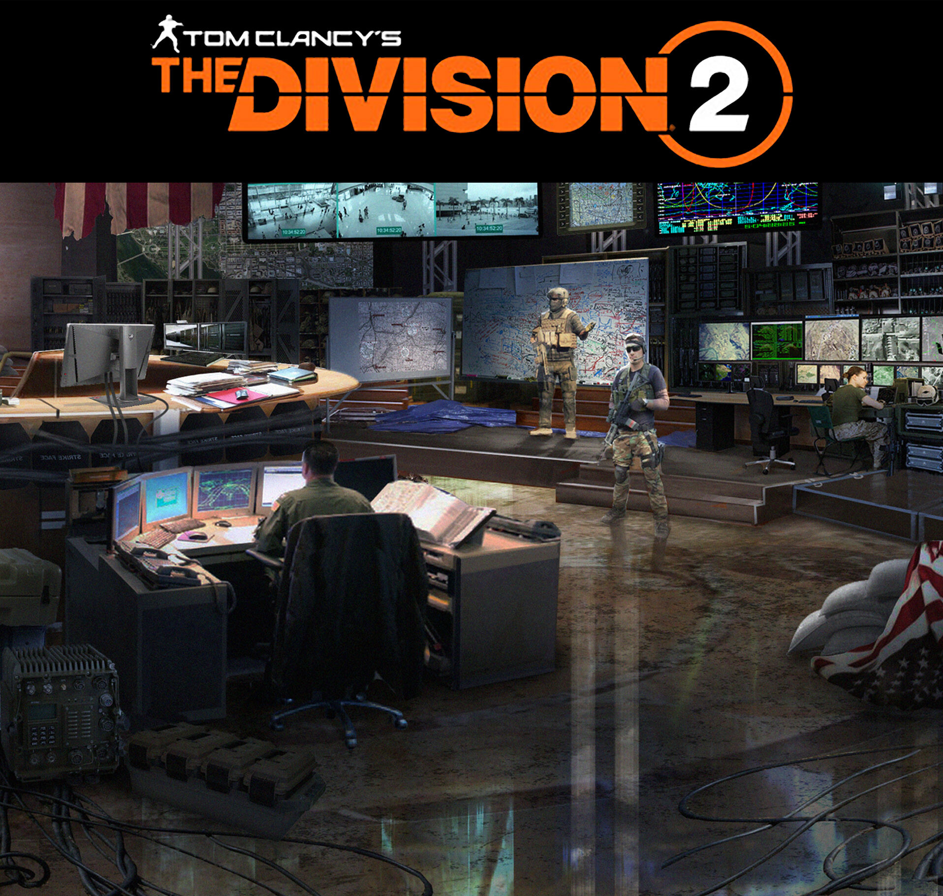 ArtStation - Tom Clancy's The Division 2 Concept Art - True sons HQ