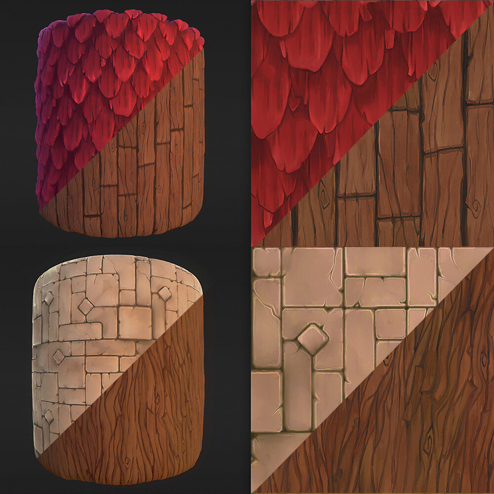 Dylan North - Hand-painted Tiles #1