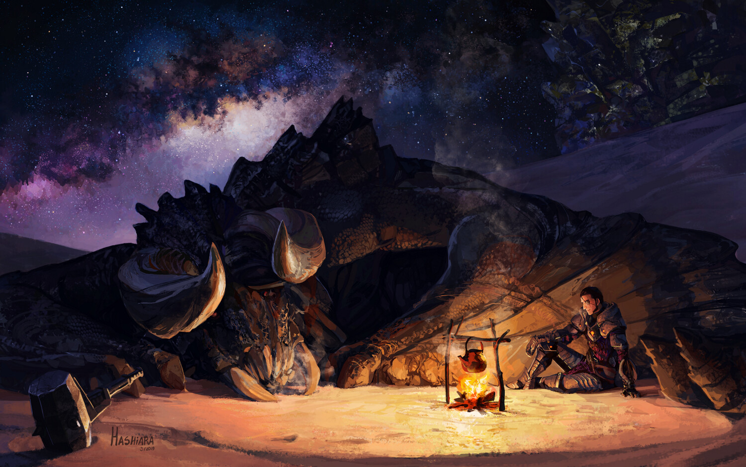 ArtStation - Black Diablos and Hunter