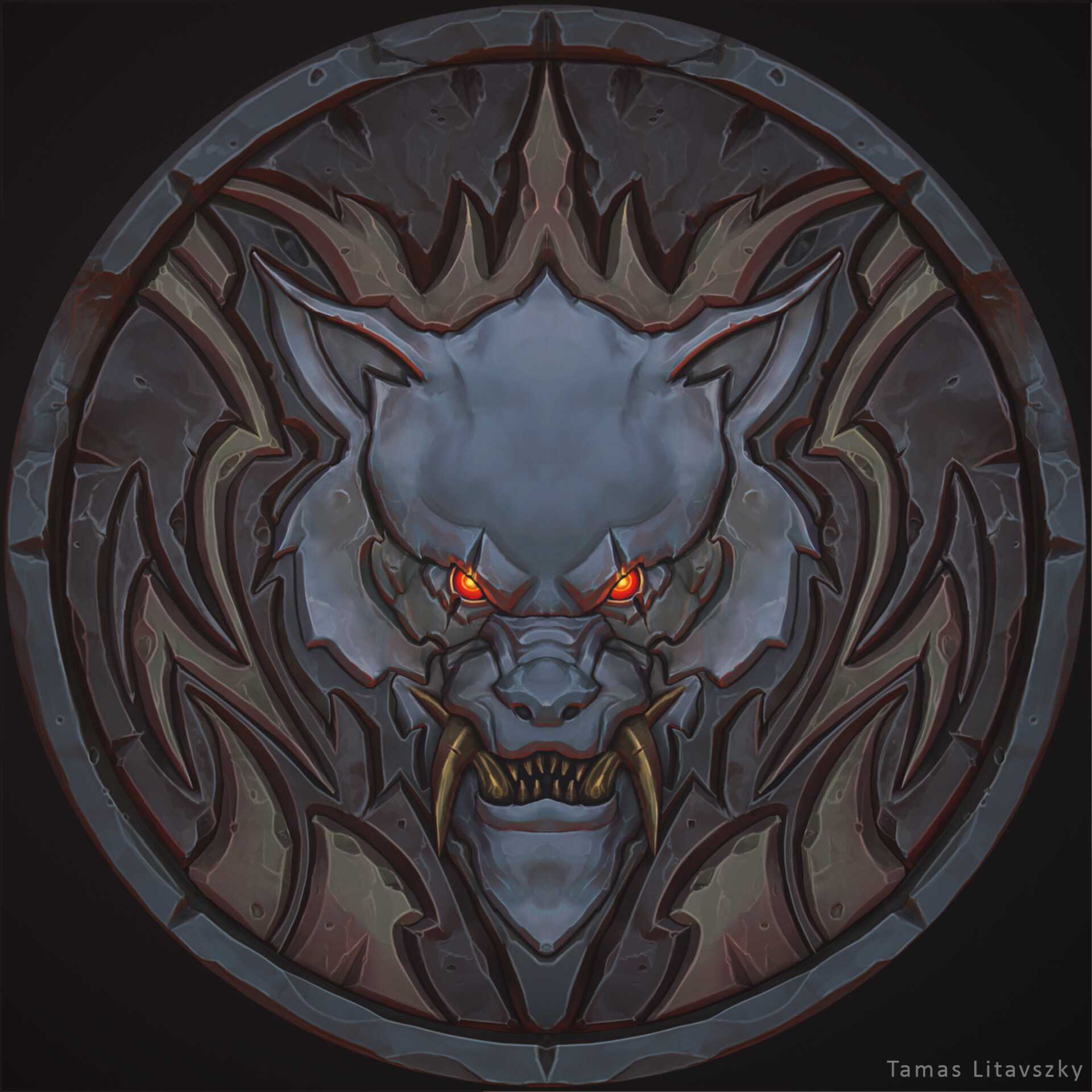 ArtStation - Wolf handpainted & stylized texure