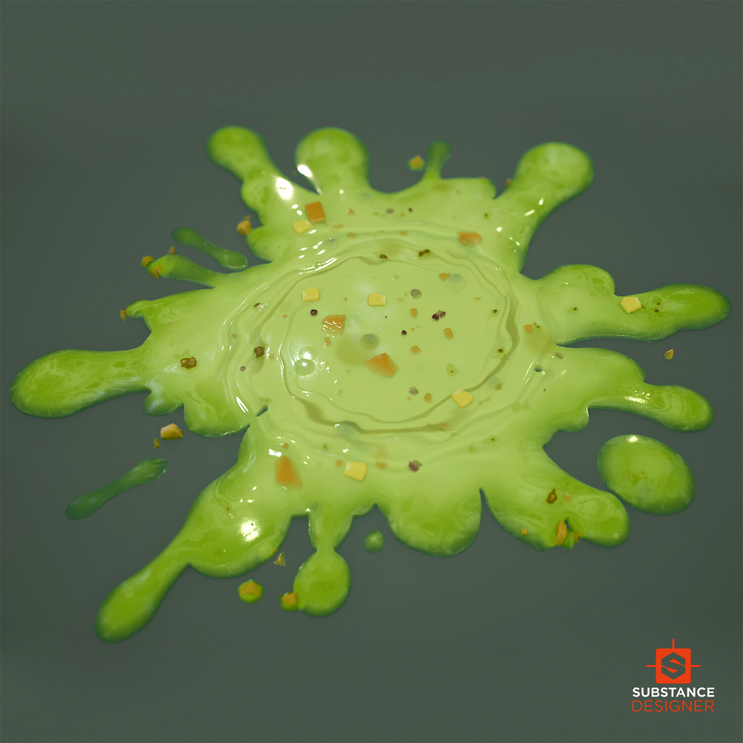 ArtStation - Cartoon Puke - Substance Material
