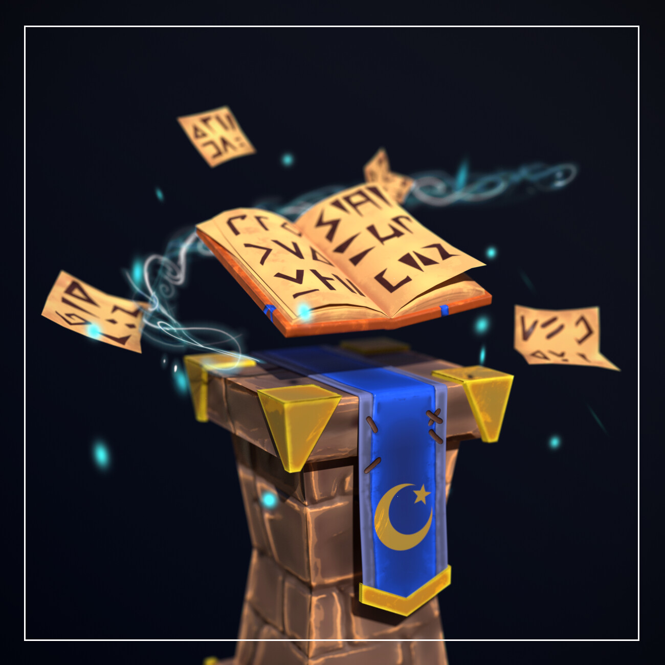 ArtStation - Book Altar