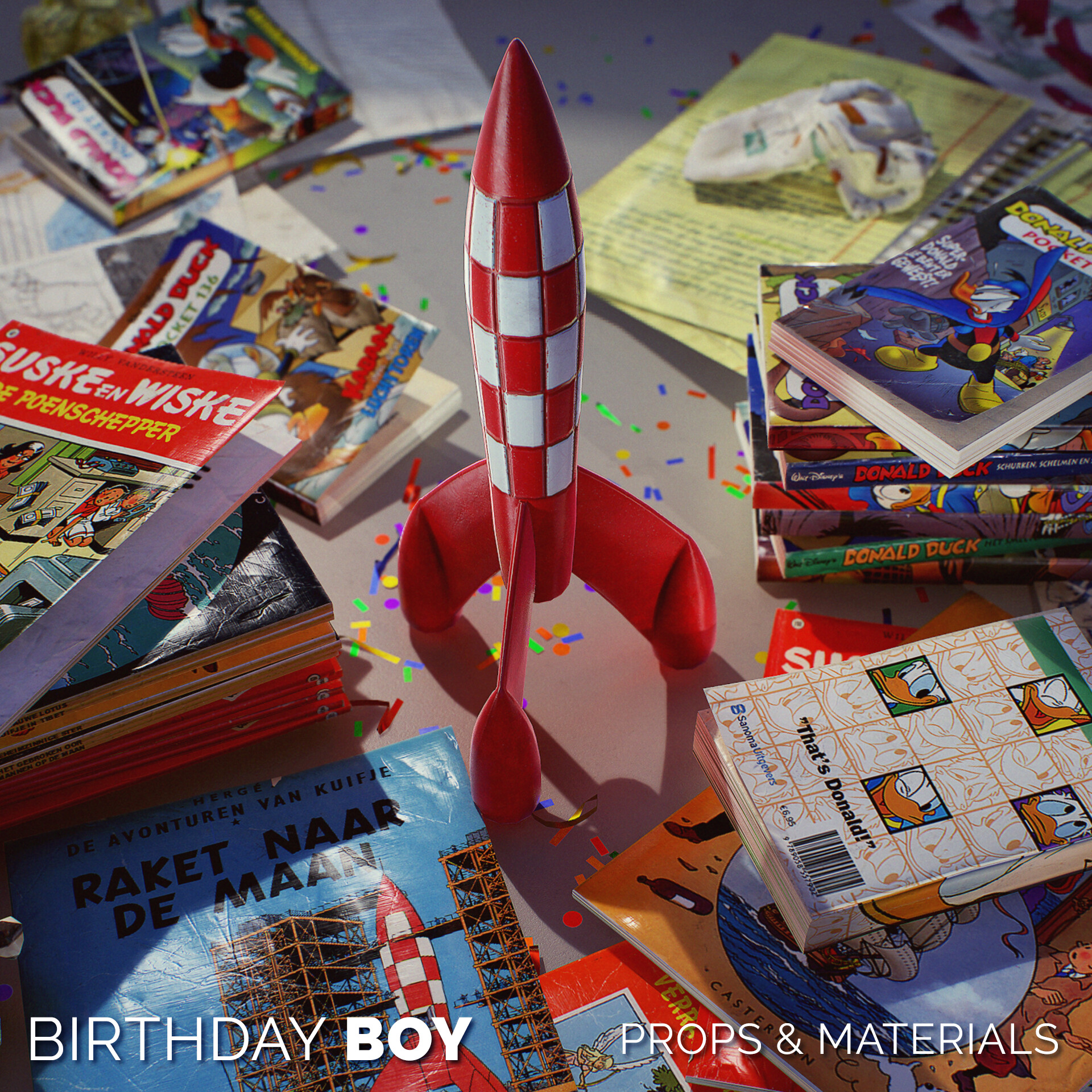 ArtStation - Birthday Boy - Props and Materials