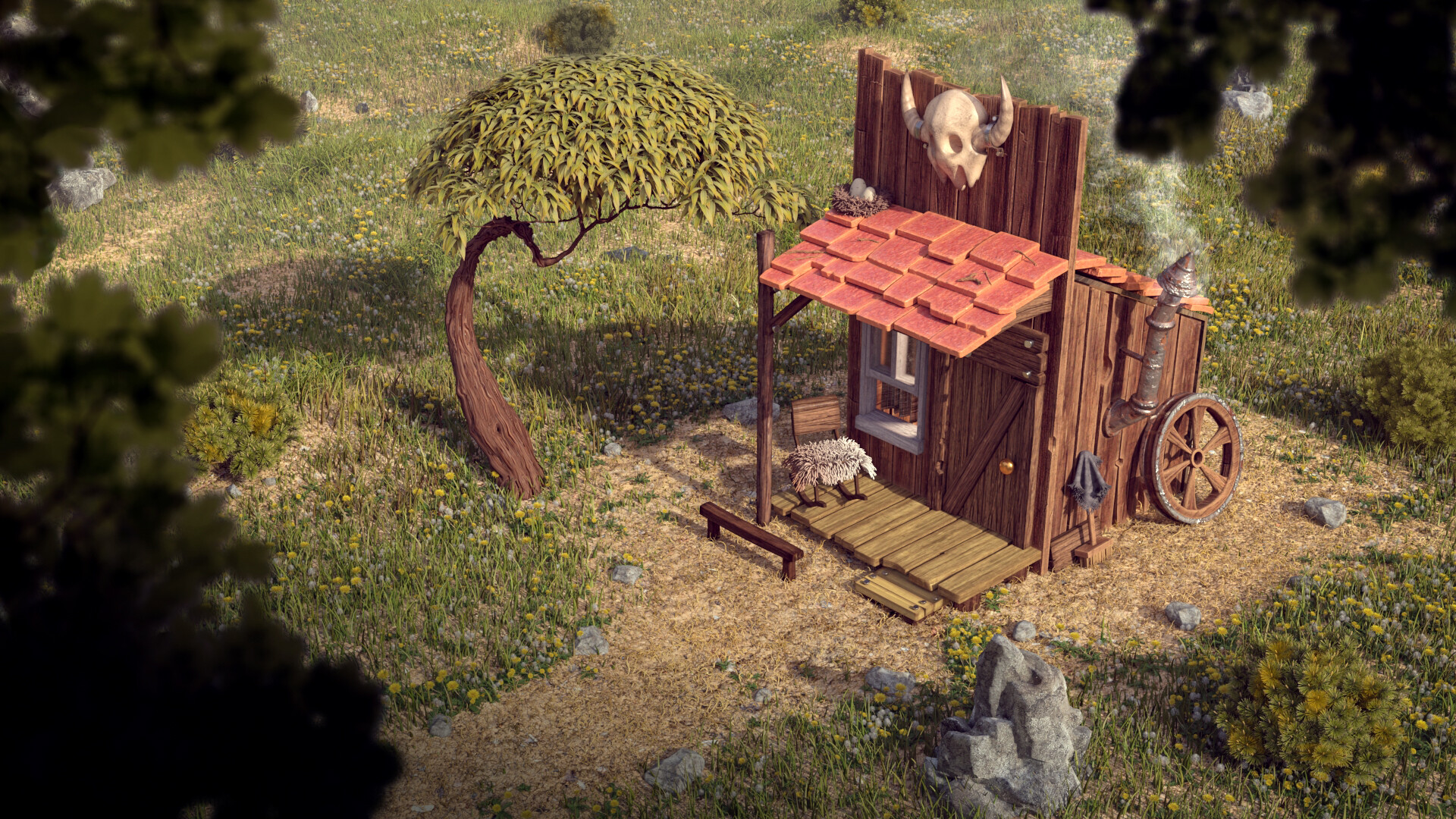 ArtStation - Trapper Home