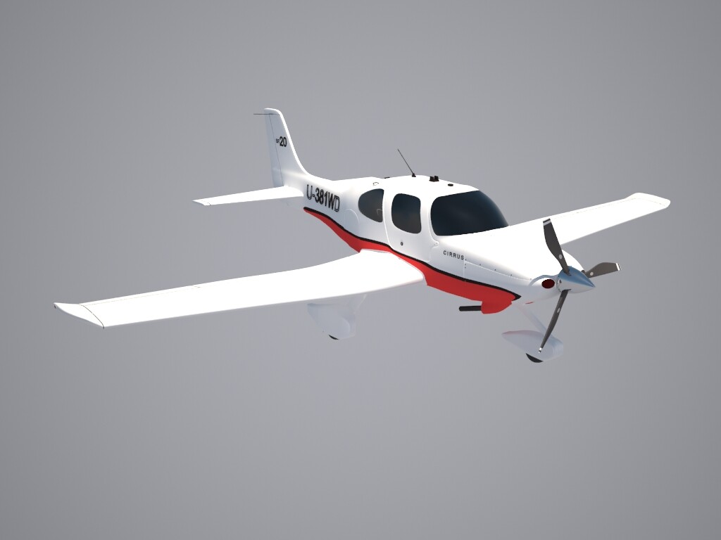 ArtStation - Cirrus Sr-20 Modeling