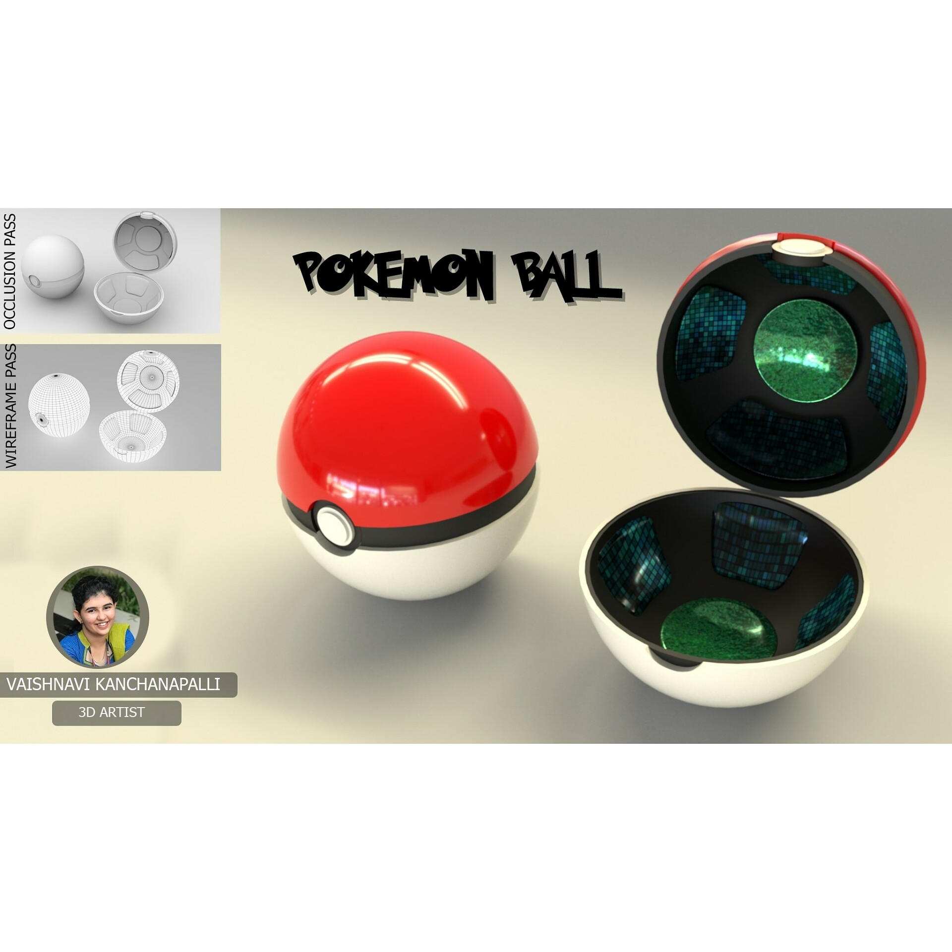 ArtStation - Pokemon ball