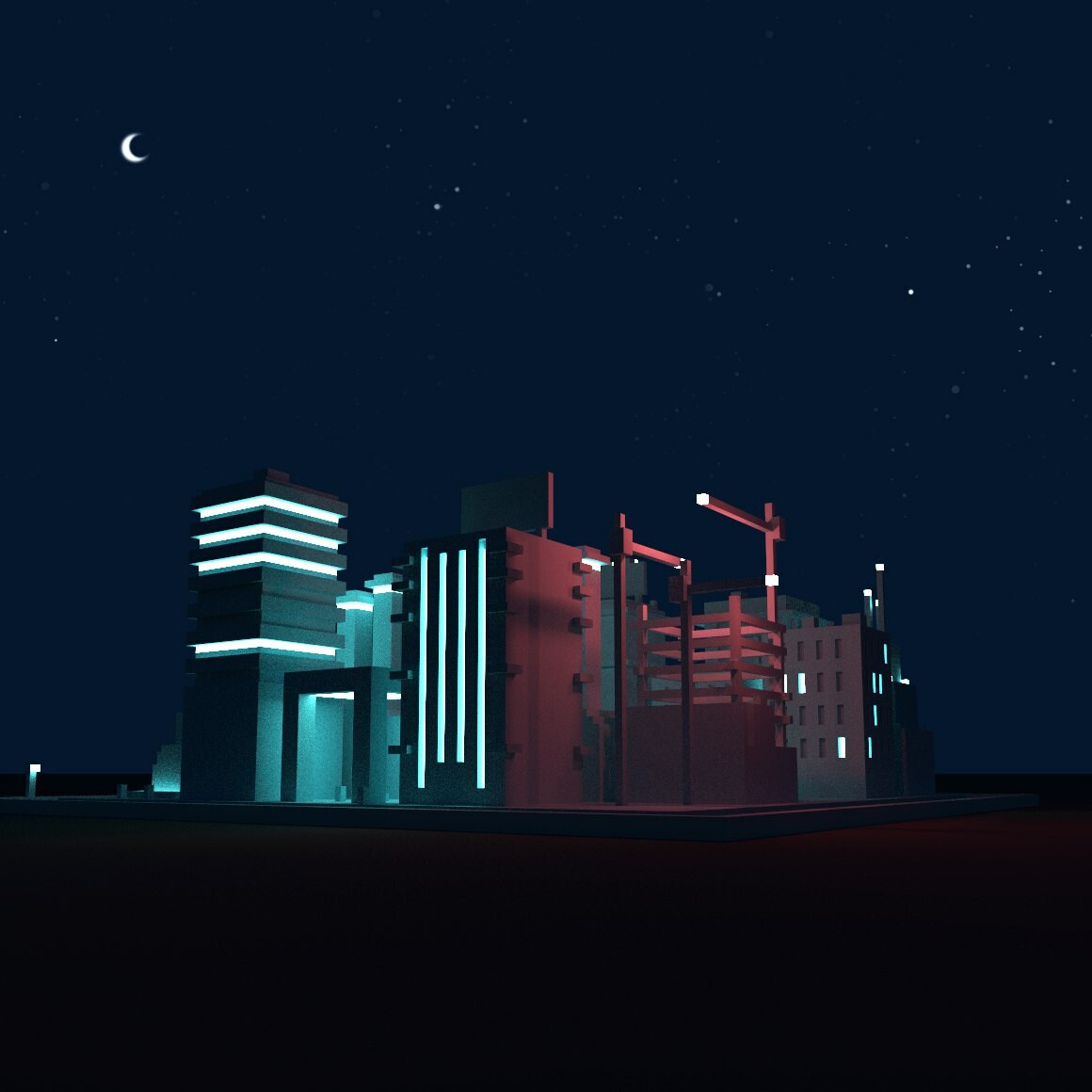 ArtStation - Night town