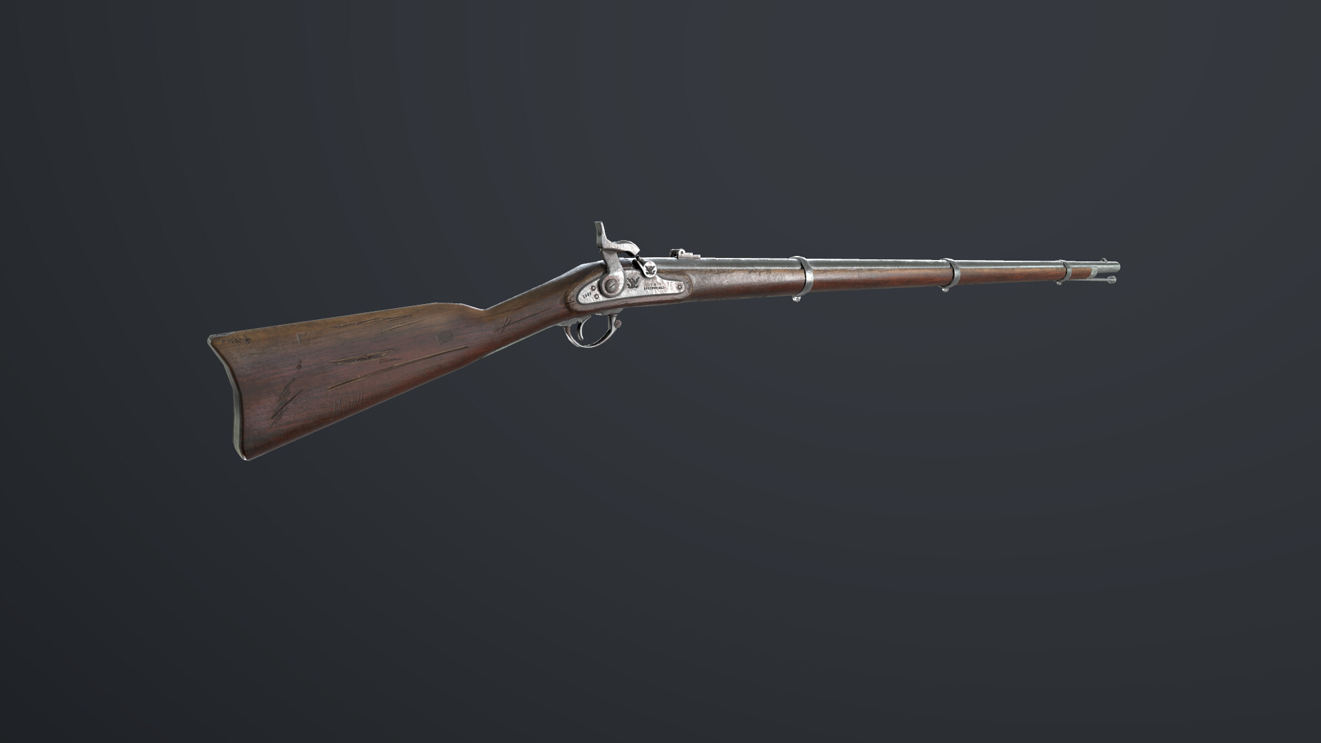 ArtStation - Rifle US Springfield 1863
