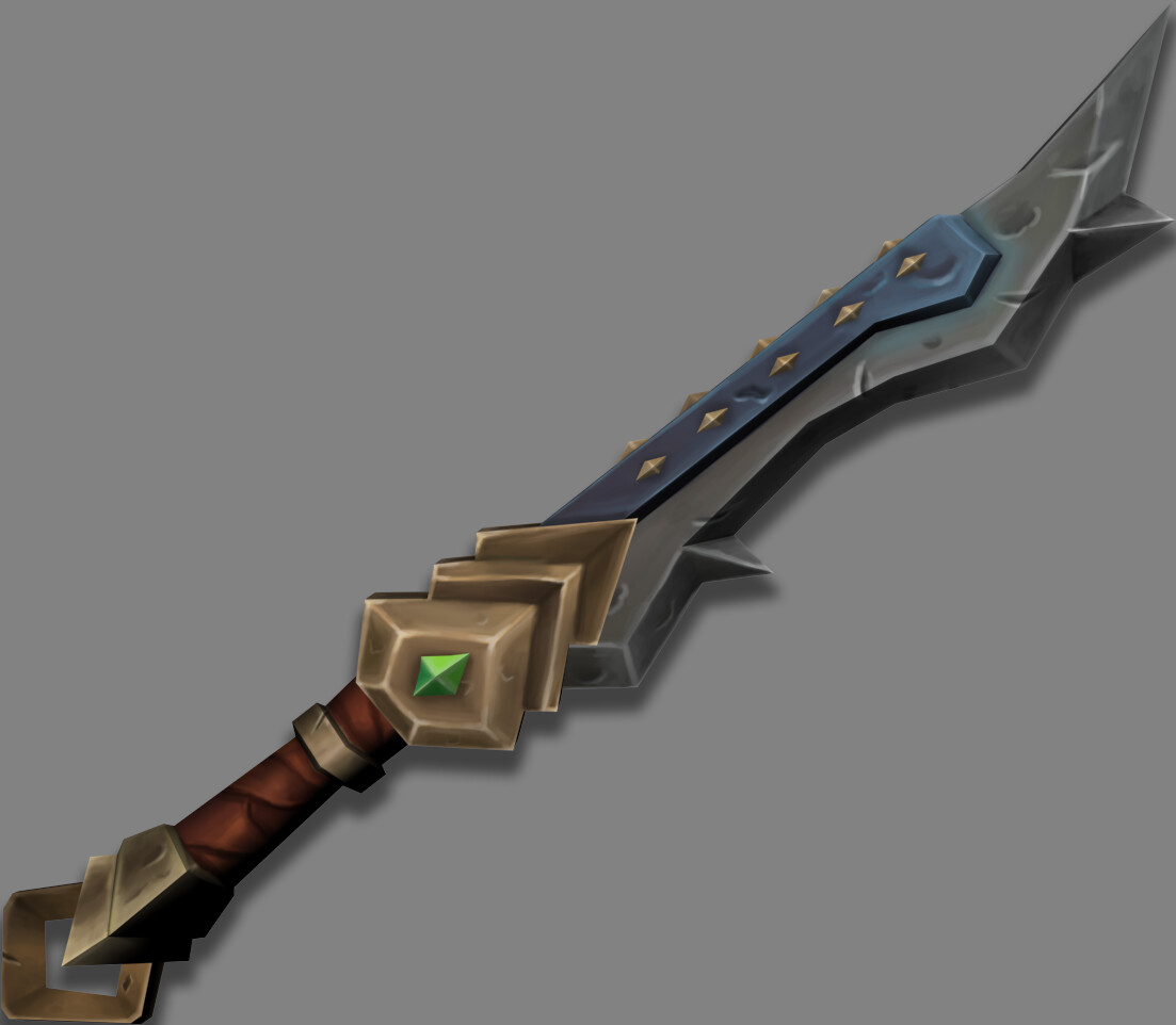 ArtStation - Hand Painted Sword
