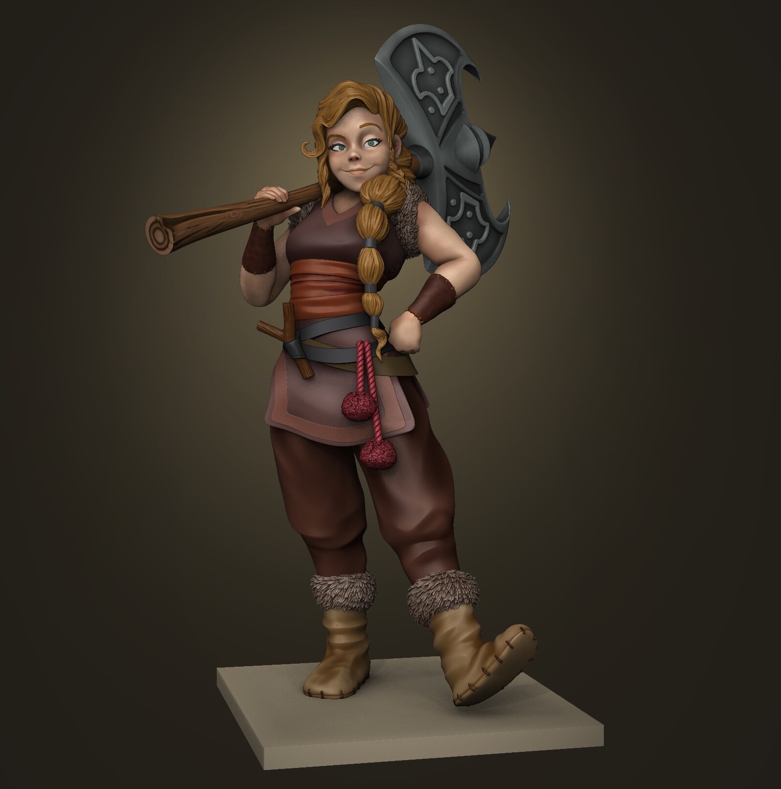 ArtStation - Astrid the viking