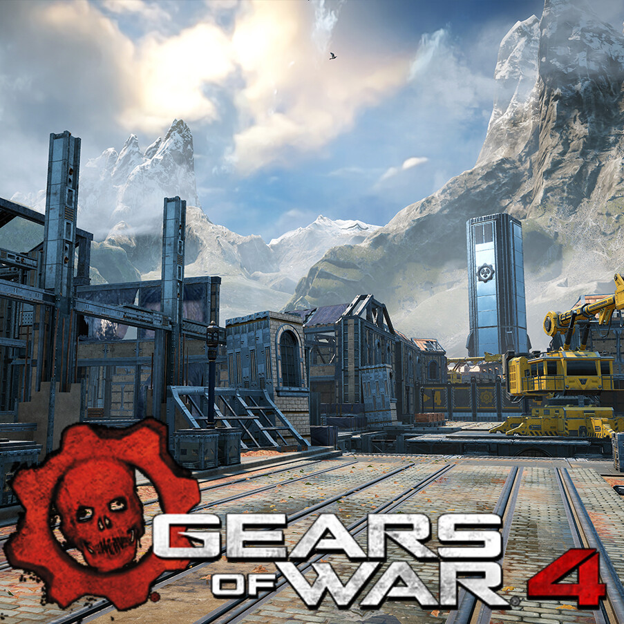 ArtStation - Gears of War 4 Raid Level