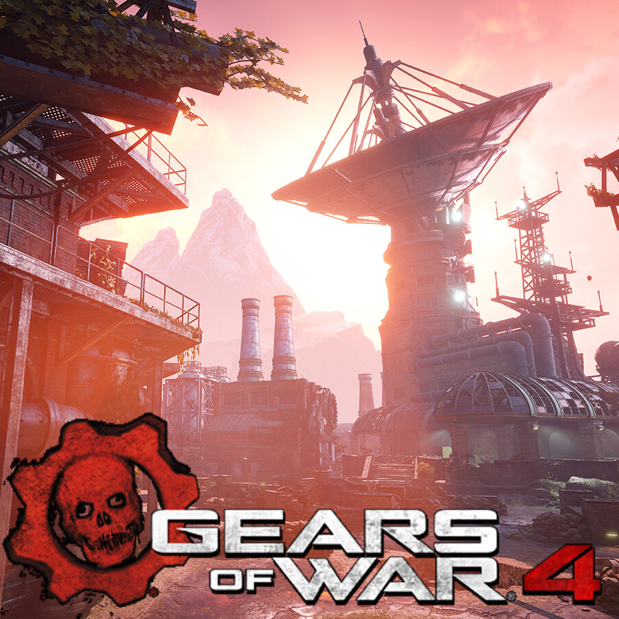 ArtStation - Gears of War 4 Radio Level