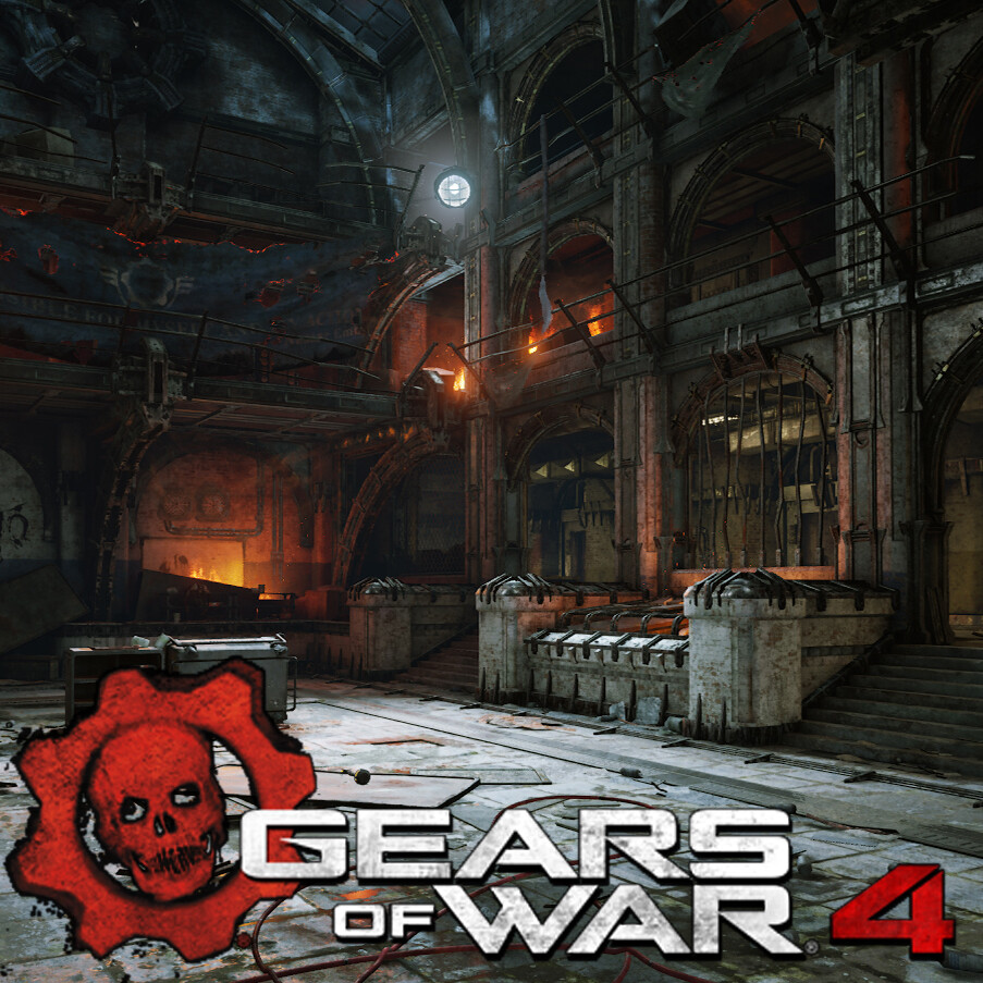 ArtStation - Gears of War 4 Post Launch MP Maps