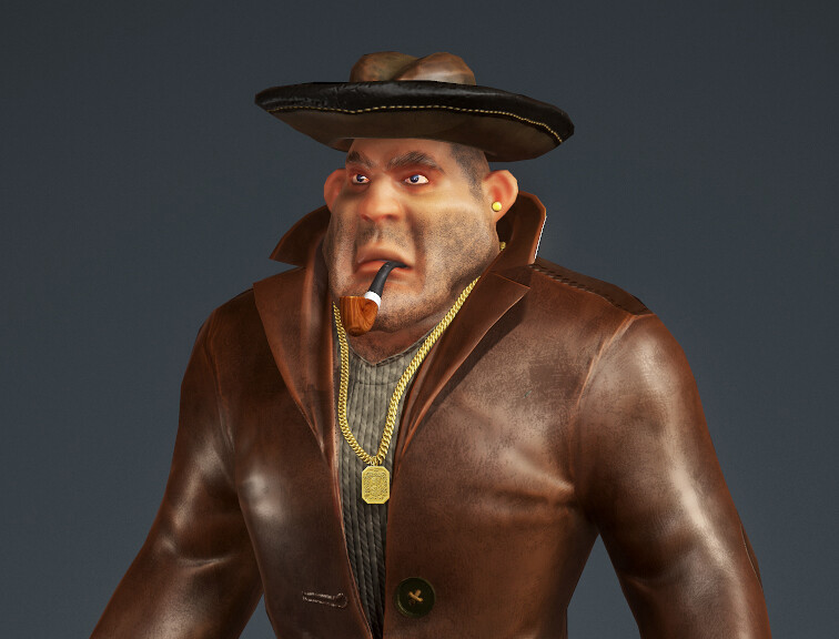 ArtStation - Boris - Low Poly Realtime character for games