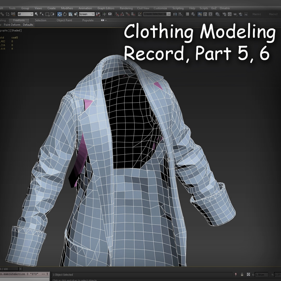 ArtStation - Clothing modeling record (part5, 6)