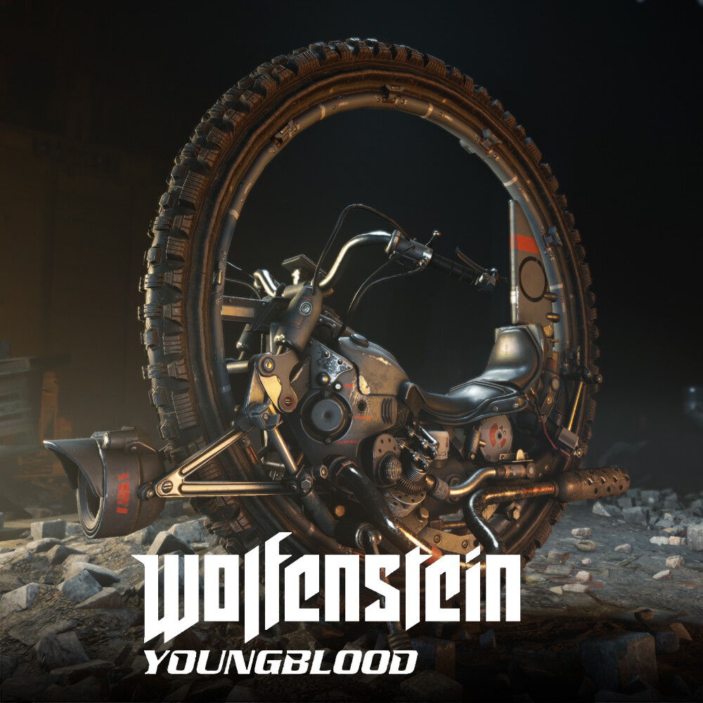 ArtStation - Wolfenstein: Youngblood - Monowheel