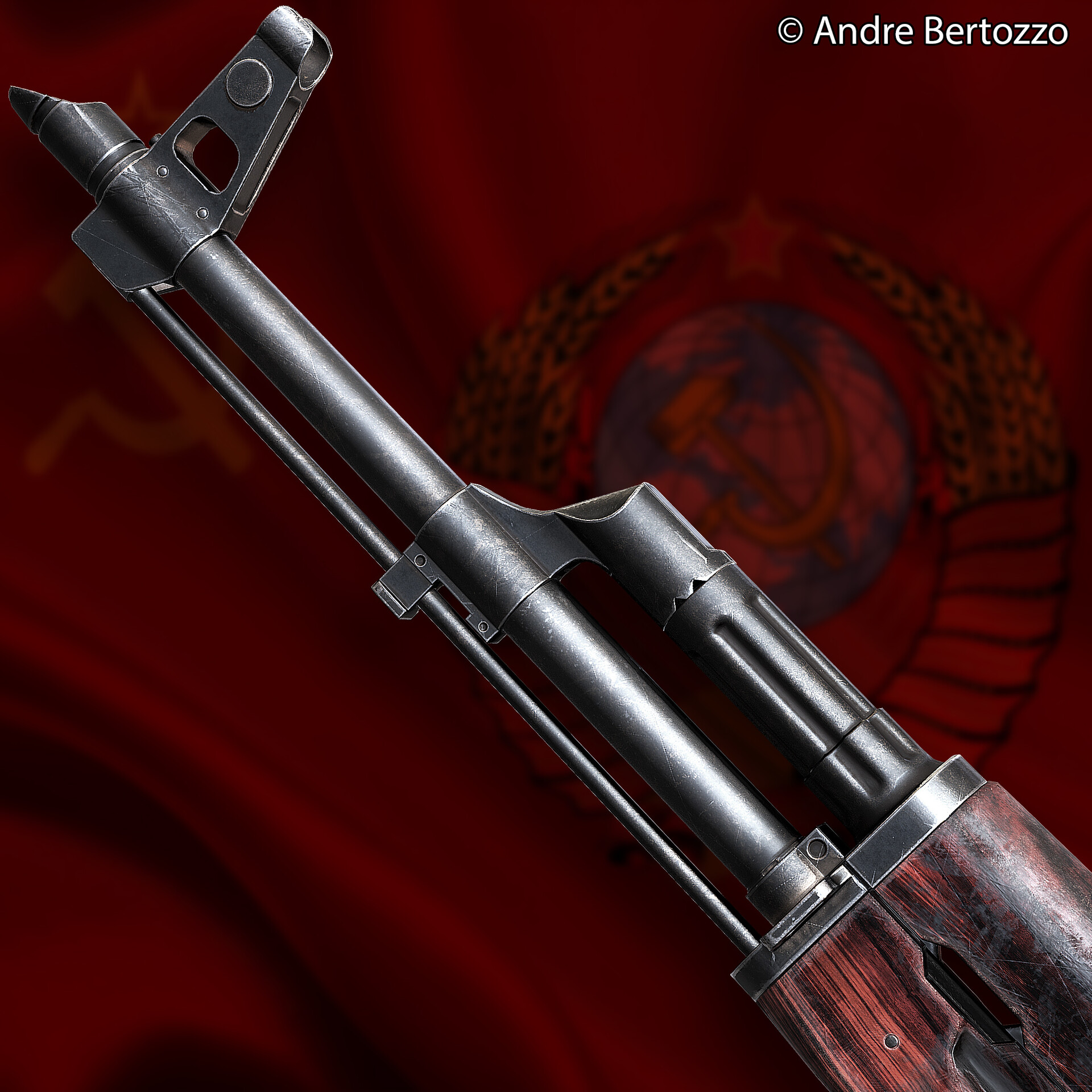 ArtStation - Low Poly AKM