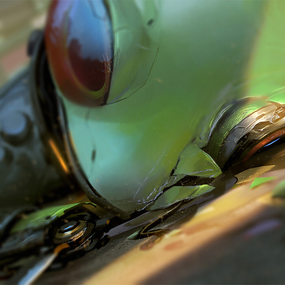 ArtStation - Cyber-Frog-Punk