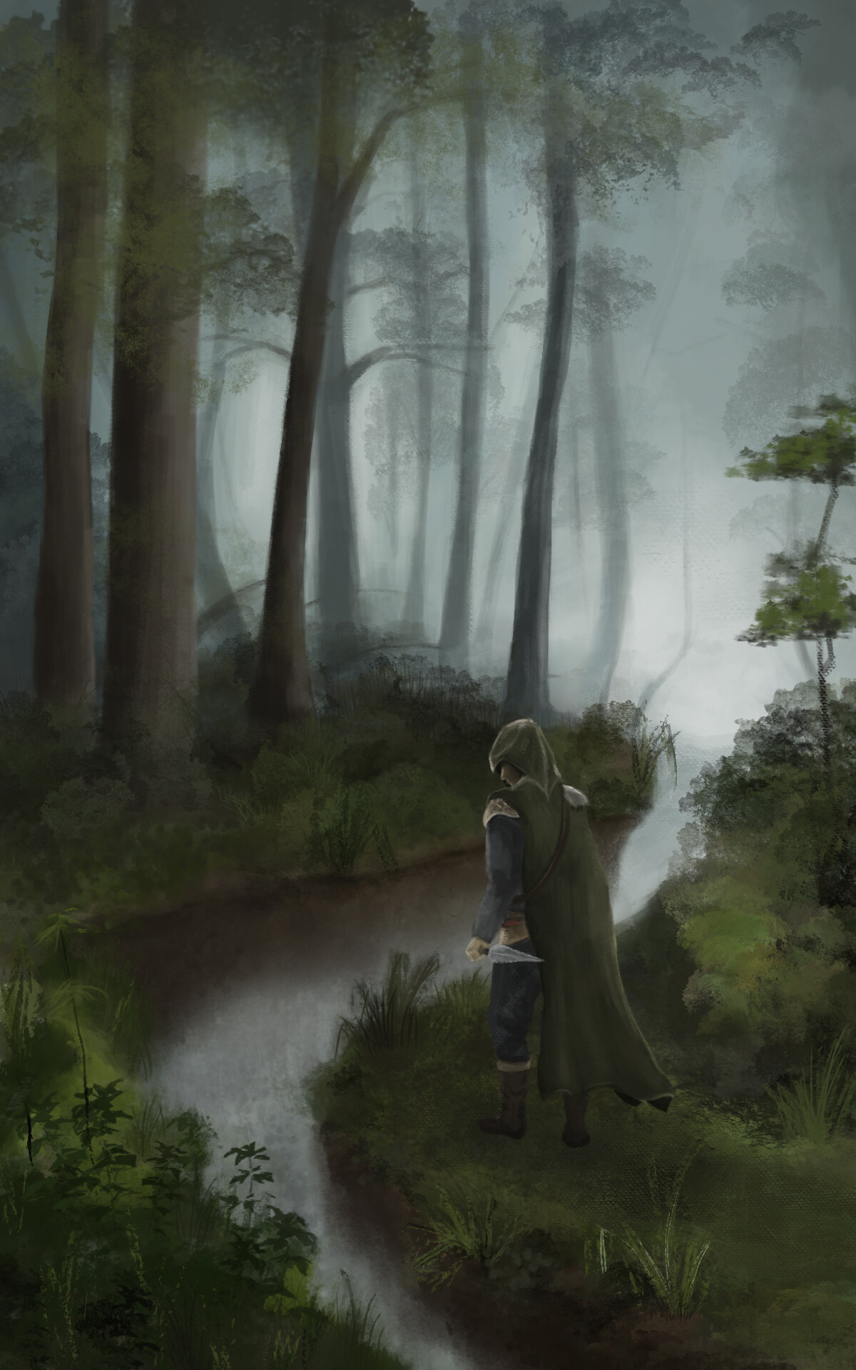 ArtStation - Hunter in the forest