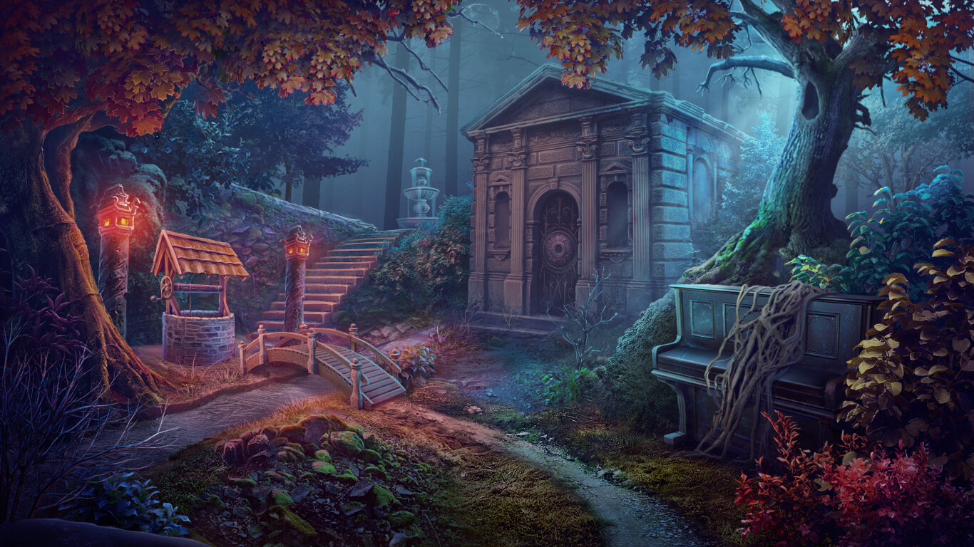 ArtStation - Matte Painting for hidden object games
