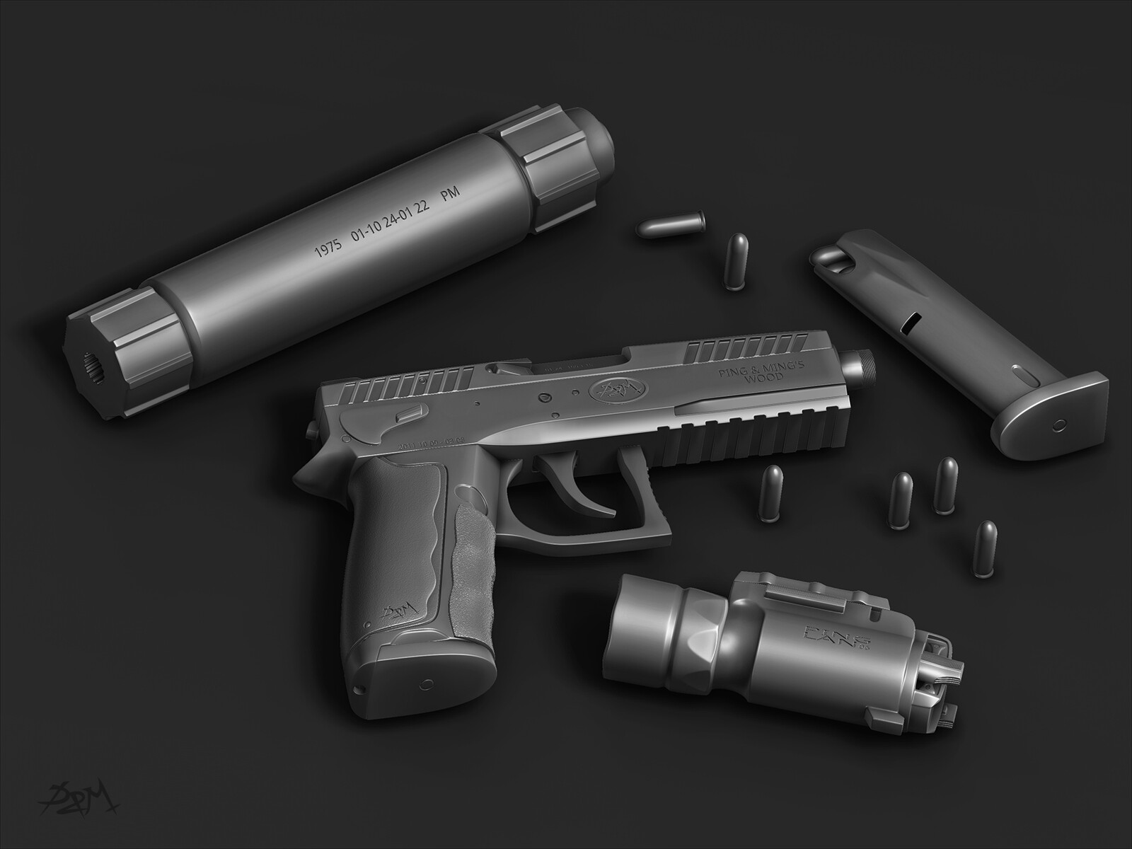 ArtStation - Handgun ( Practice )
