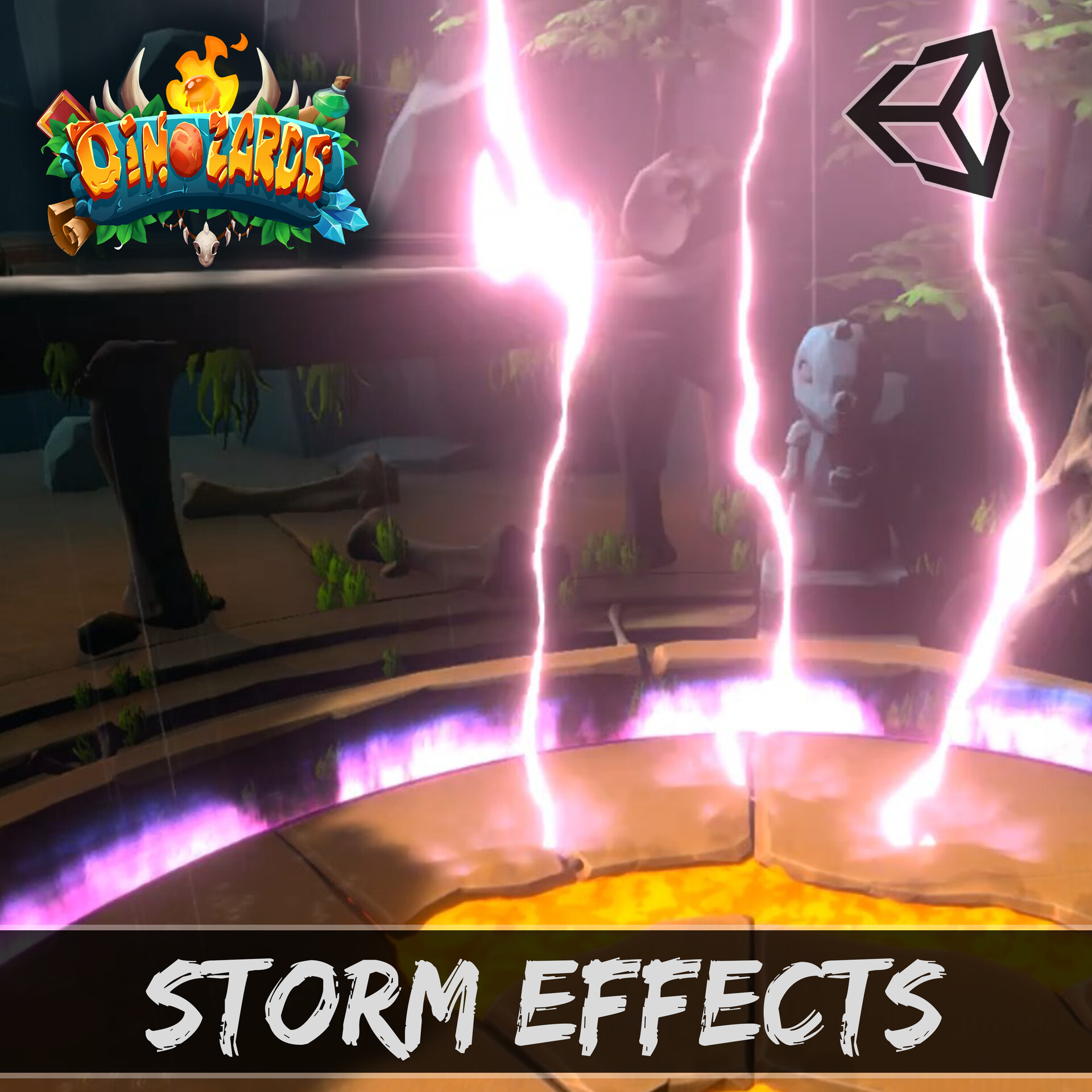 ArtStation - Storm VFX - Dinozards (Game Project)