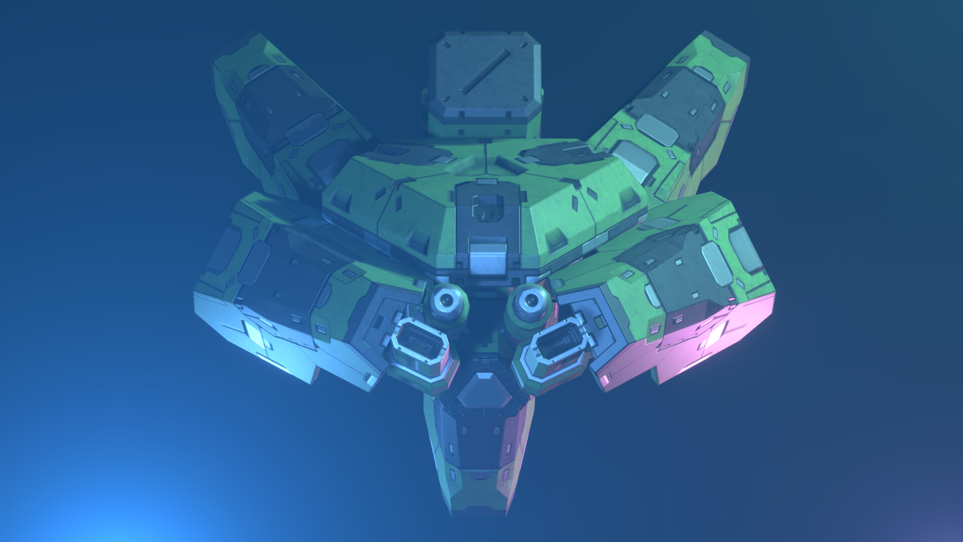 ArtStation - Spaceships Pack - Sci-Fi Kitbash - LowPoly