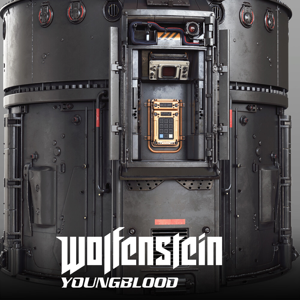 ArtStation - Wolfenstein: Youngblood - DroneTower HighPoly