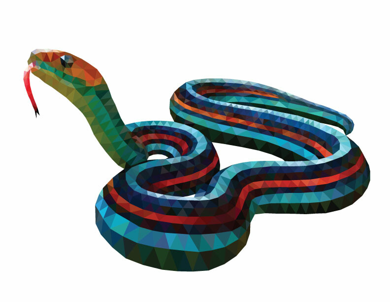 Rayne Ame - Snake: Low Poly
