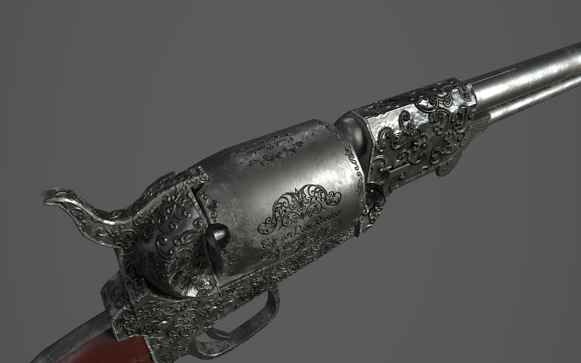 ArtStation - Antique Revolver