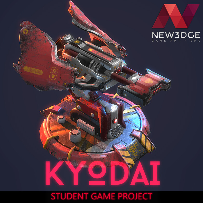 ArtStation - Kyodai "Cobra" turret