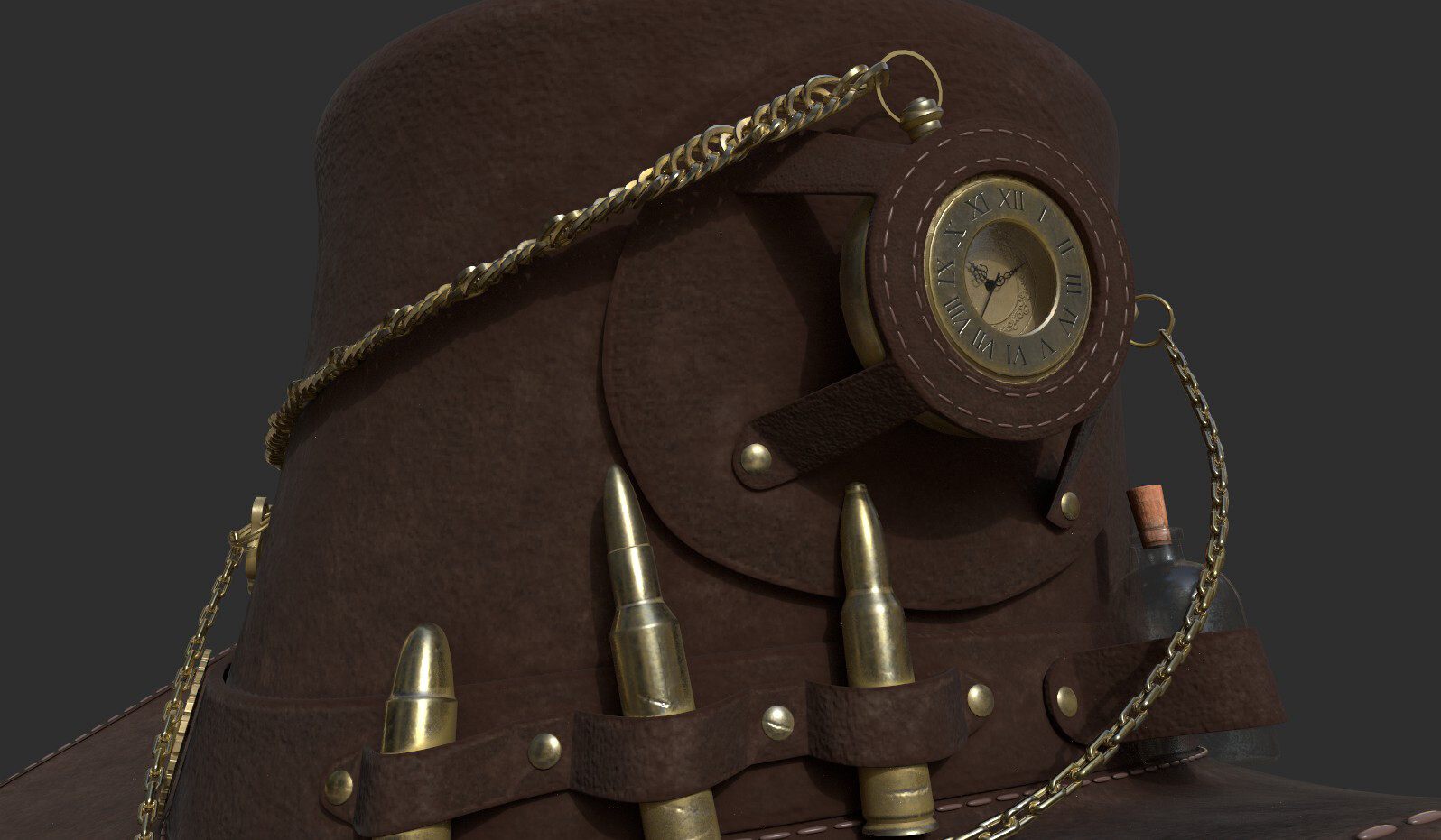ArtStation - steampunk hat