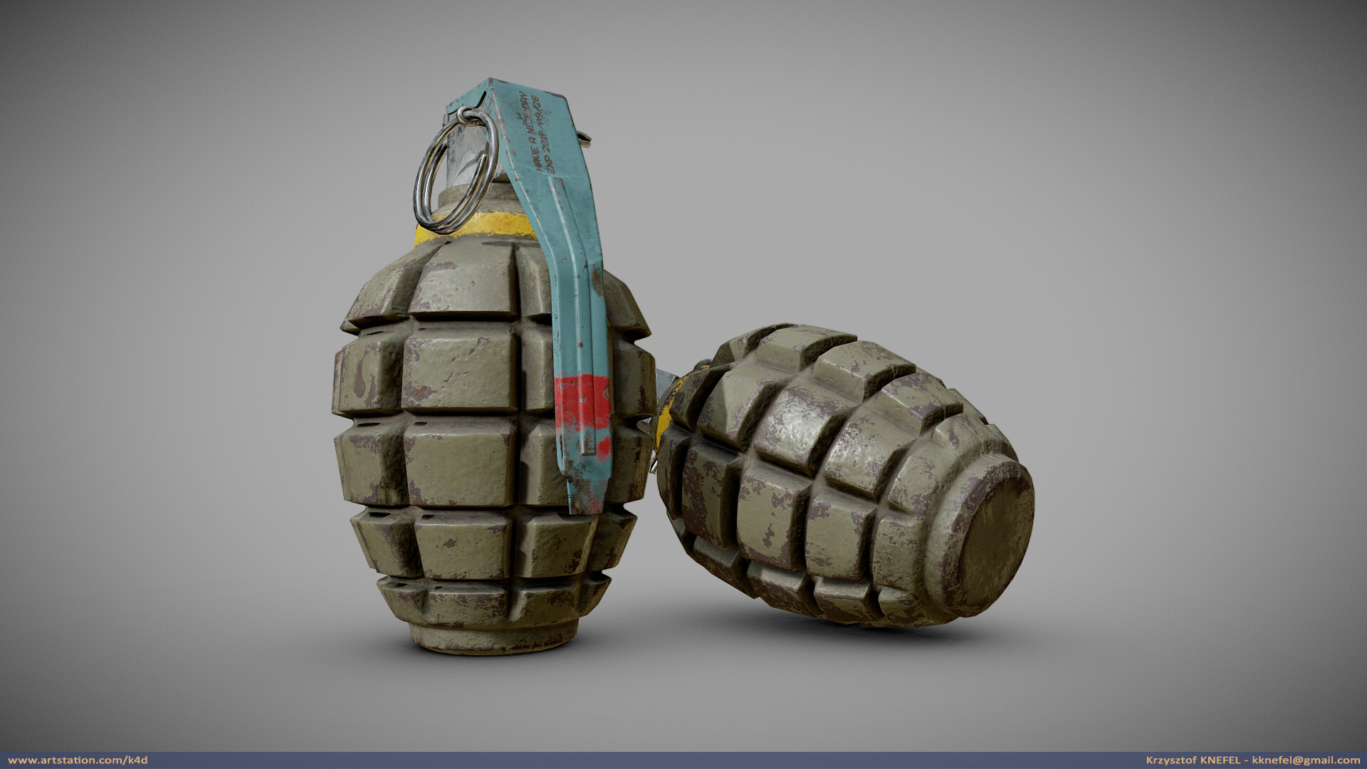 ArtStation - Hand Grenade