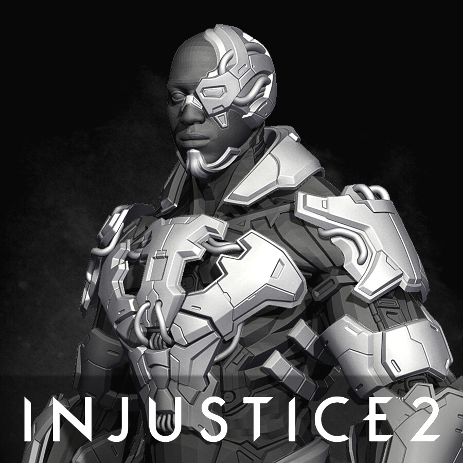 ArtStation - Injustice 2 - Cyborg