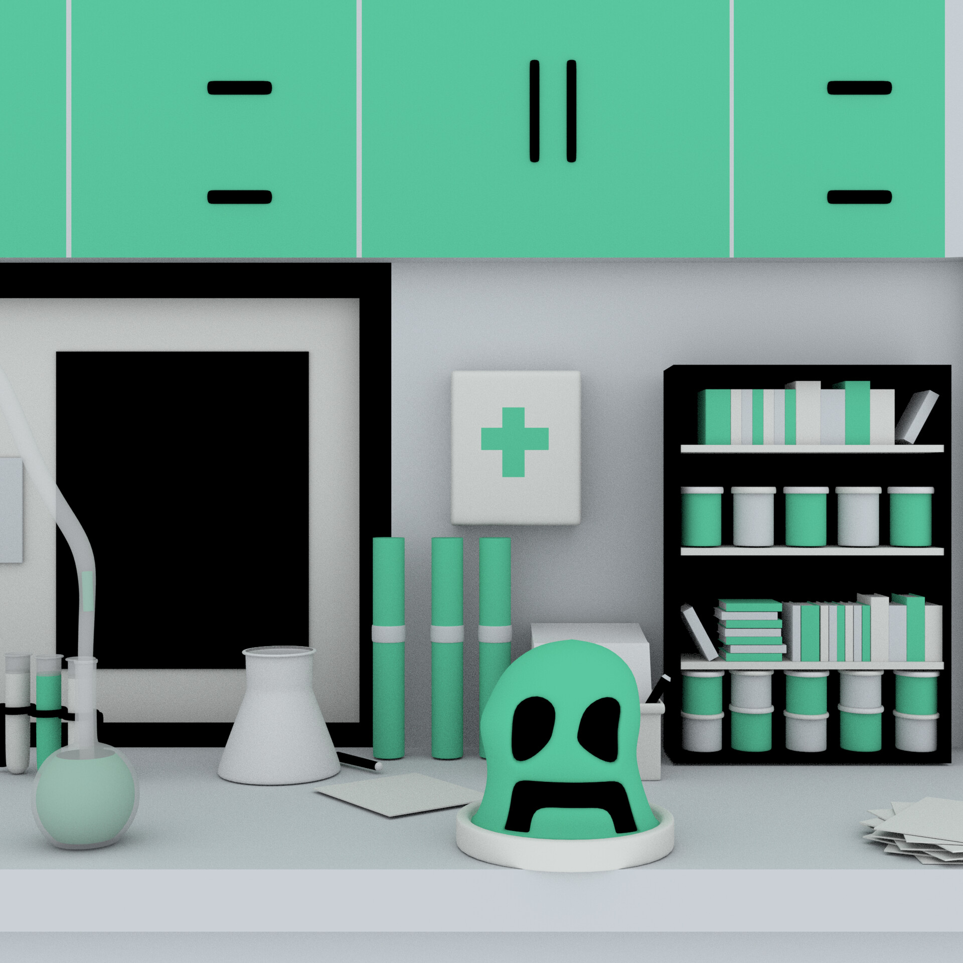 ArtStation - Chemical lab