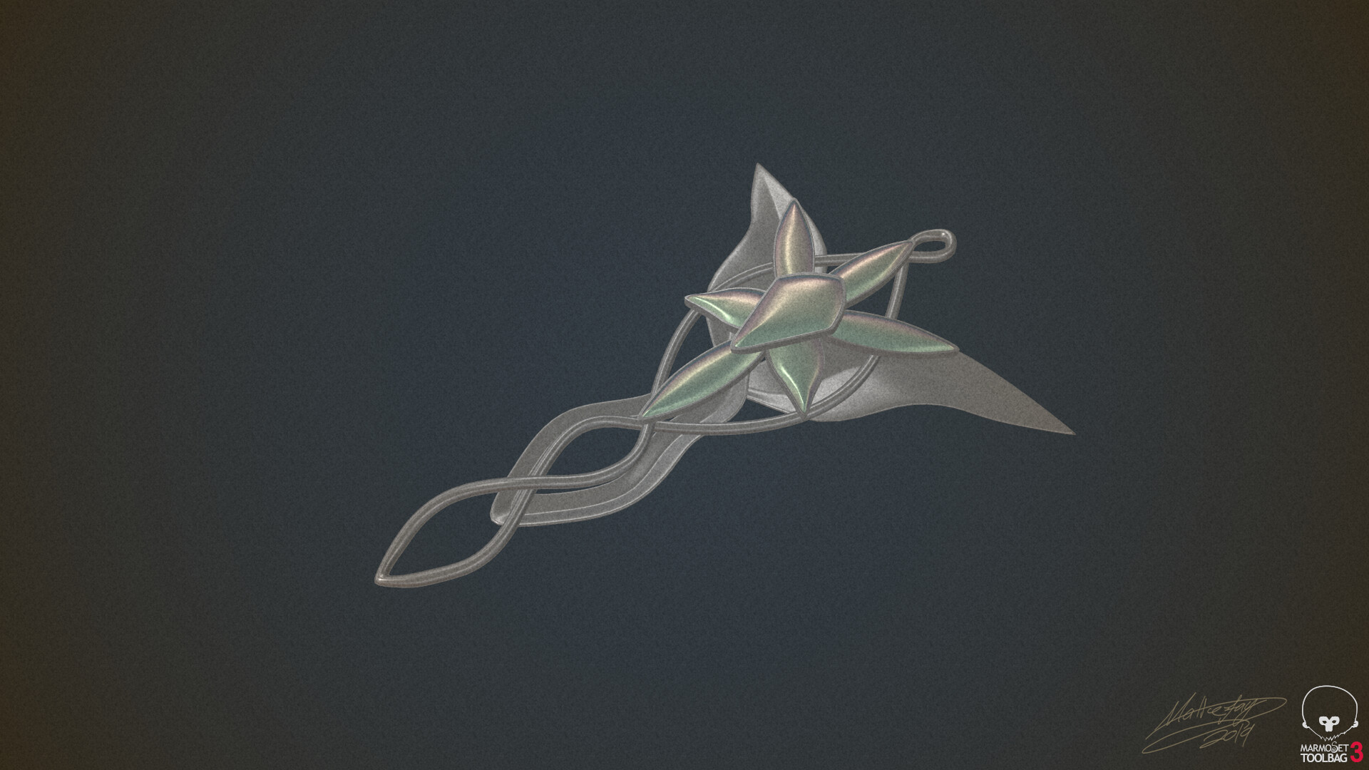 ArtStation - Evenstar Pendent, Lord of the Rings