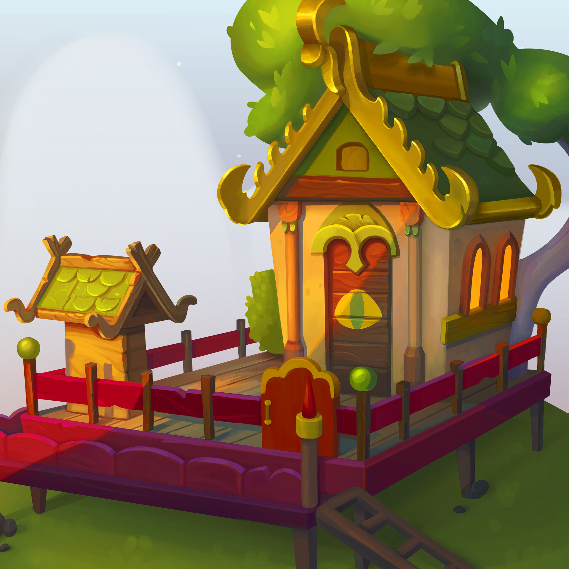 ArtStation - Priest's house