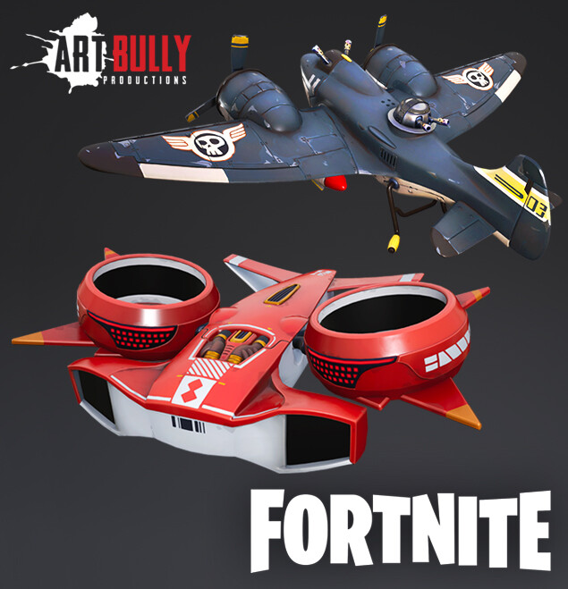 ArtStation - Fortnite - Gliders 01