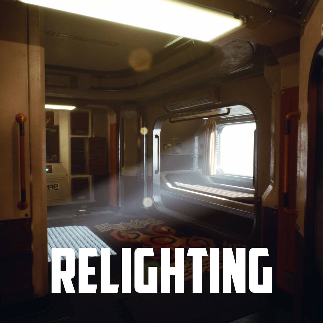 ArtStation - Relighting - Liam Tart's Sci-Fi Bunk